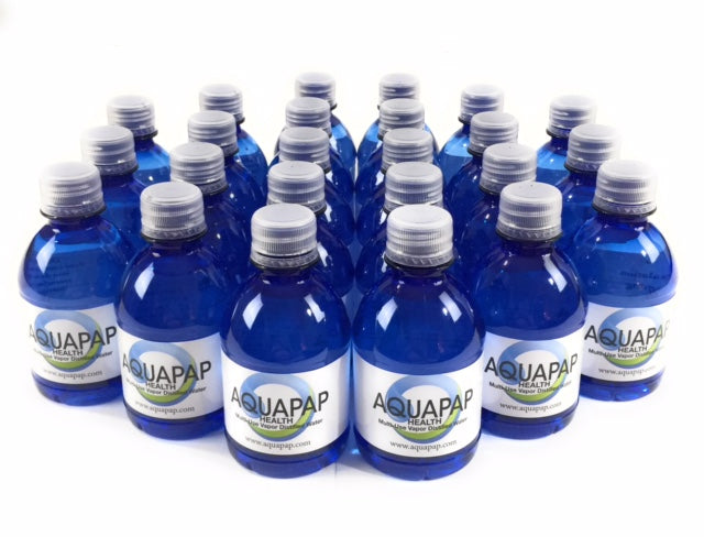 Oxygen Humidifier Vapor Distilled Water 24-pack (8 oz.) – Aquapap